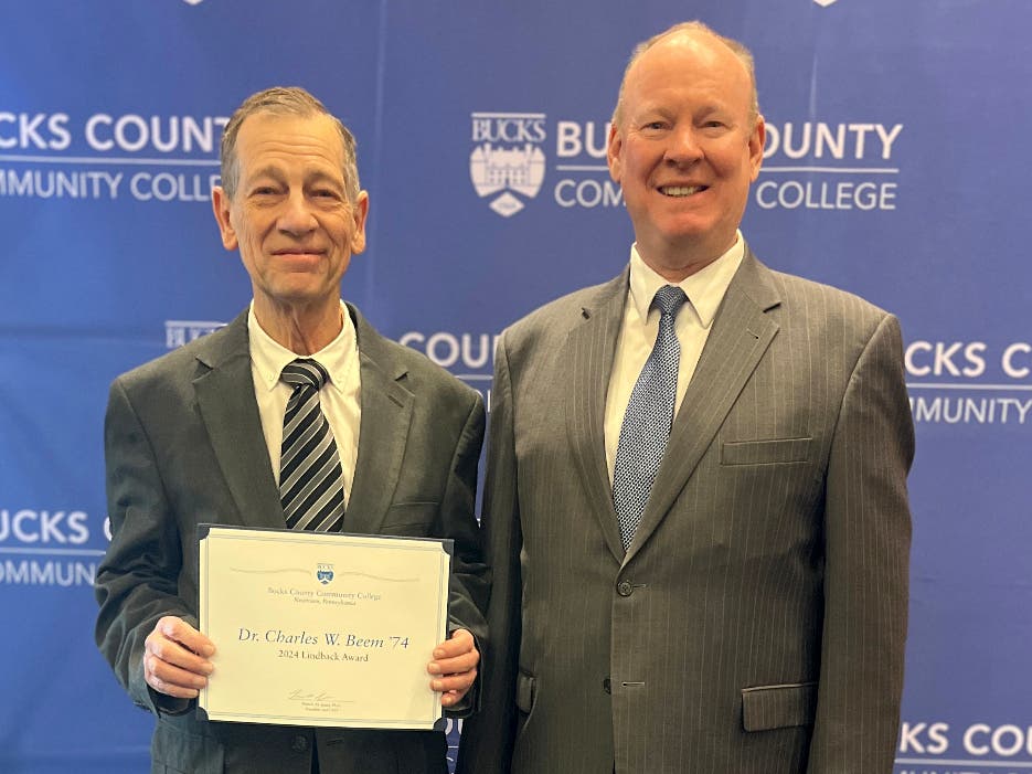 Bucks Professor Wins Lindback Distinguished Teaching Award
