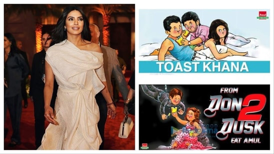 Priyanka Chopra revisits her Bollywood journey through Amul ads: ‘Each ... Priyanka Chopra revisits her Bollywood journey through Amul ads: ‘Each ...