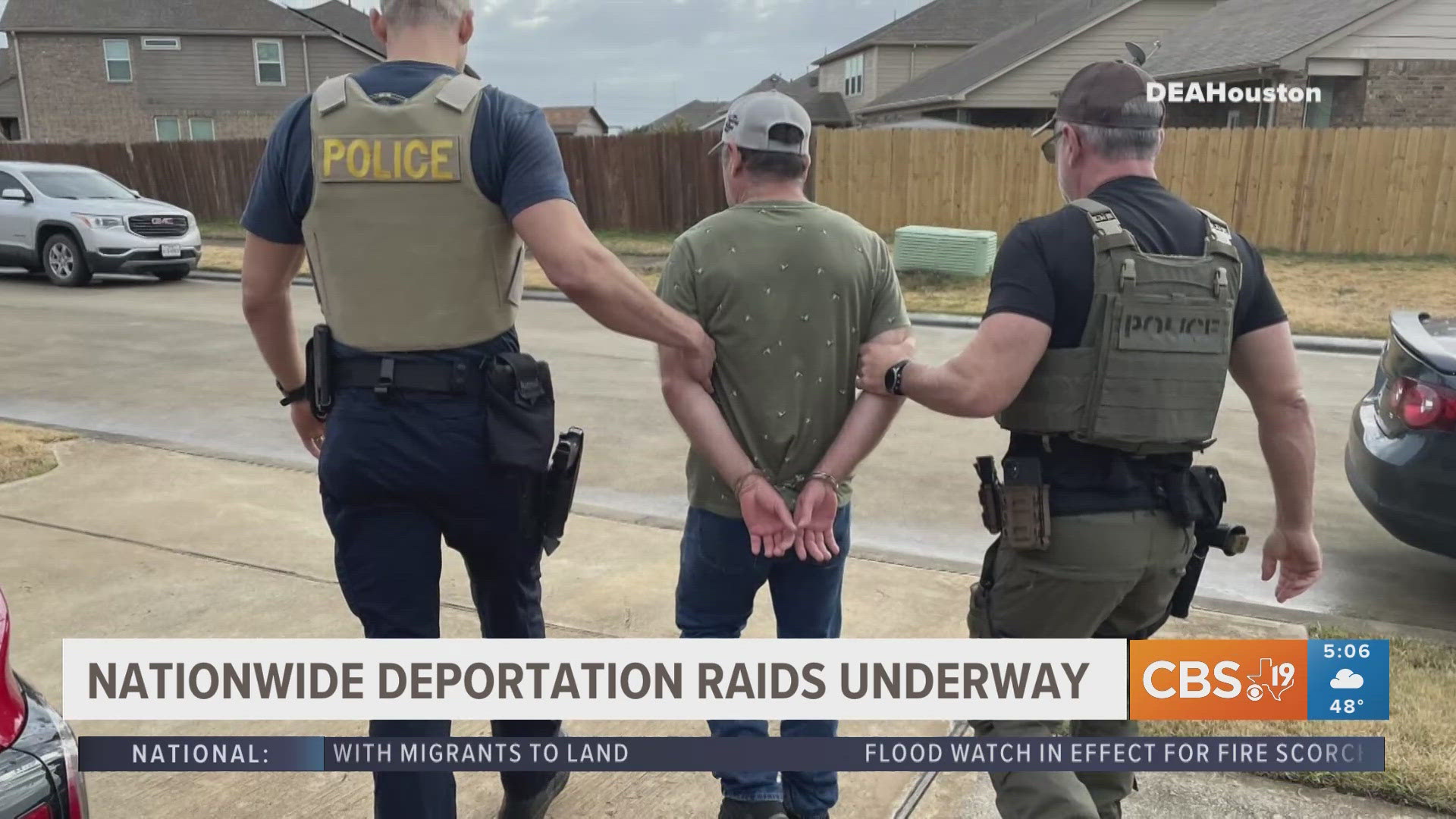 Nationwide ICE deportation raids underway