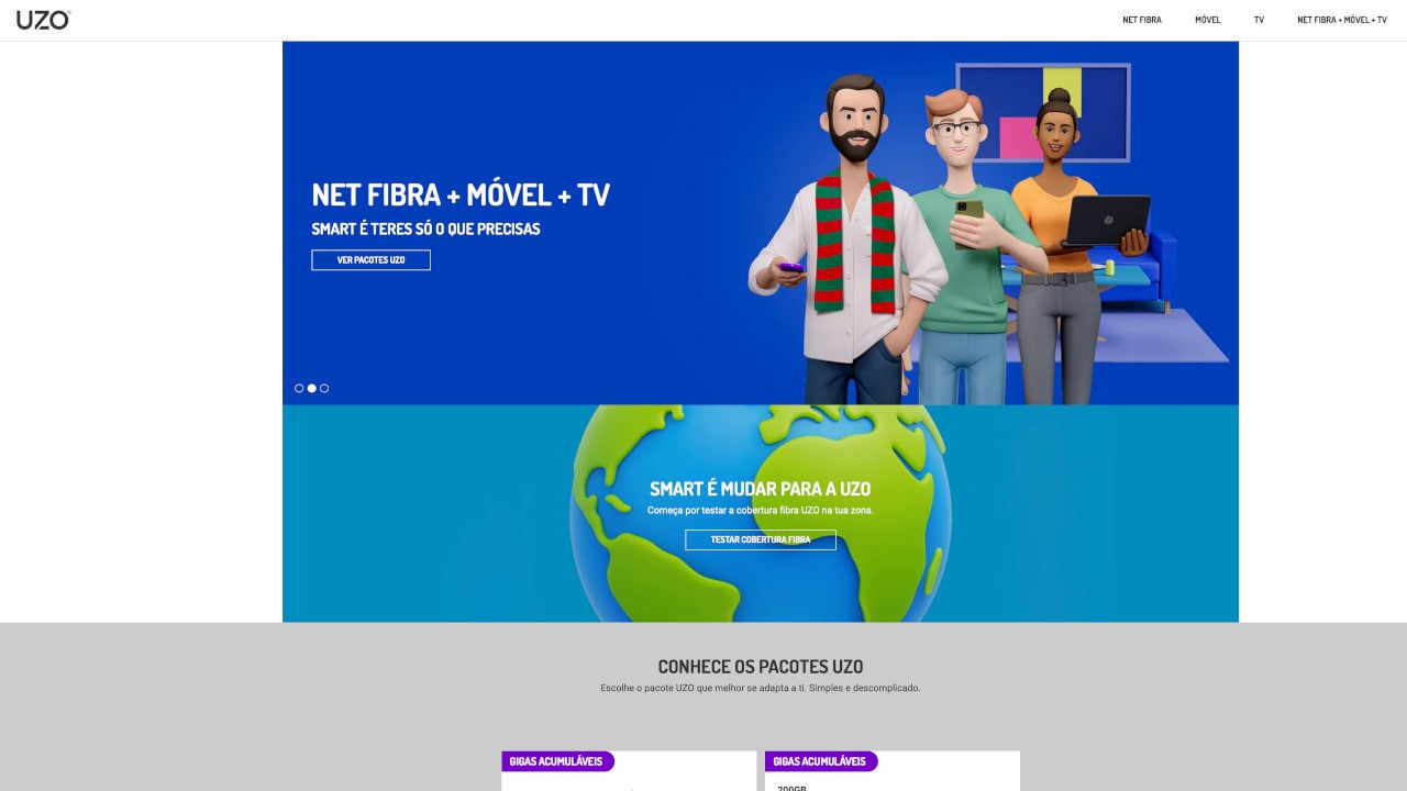 UZO não oferece box Android, mas a amigo e a WOO sim