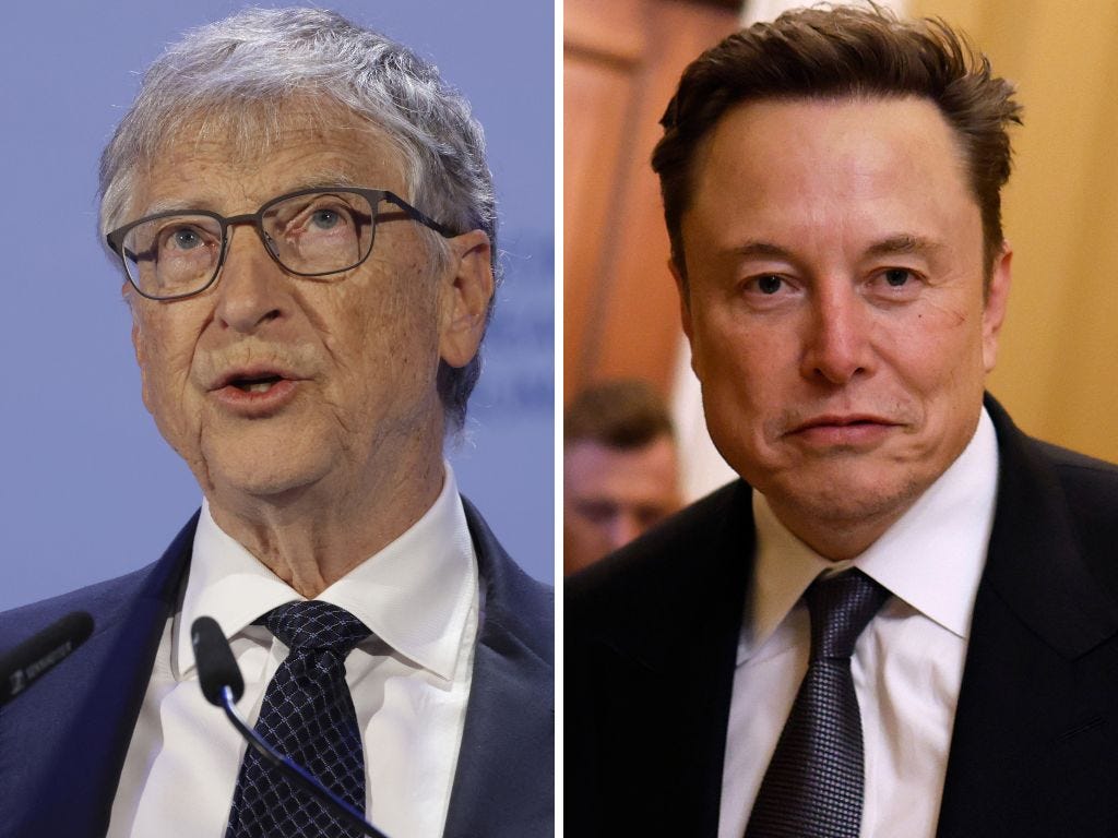 Bill Gates says he thinks it's 'insane' that Elon Musk is allowed to ...