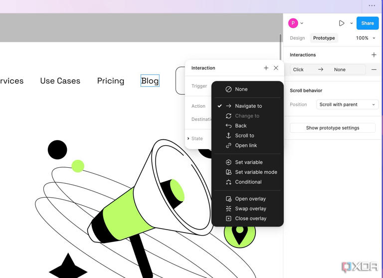 Here's how you can use Figma to design an entire website prototype