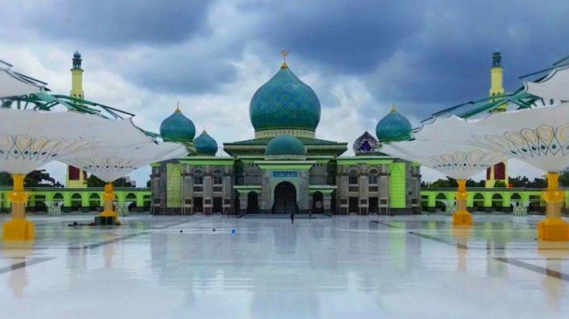 Wisata Religi di Masjid Agung An-Nur Pekanbaru Riau, Bisa Lihat ...