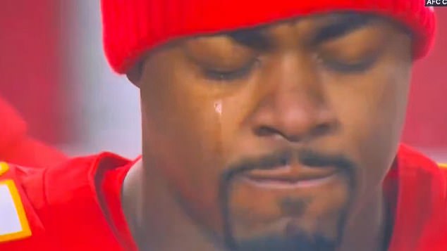 Chris Jones left in tears as national anthem is 'slaughtered' before ...