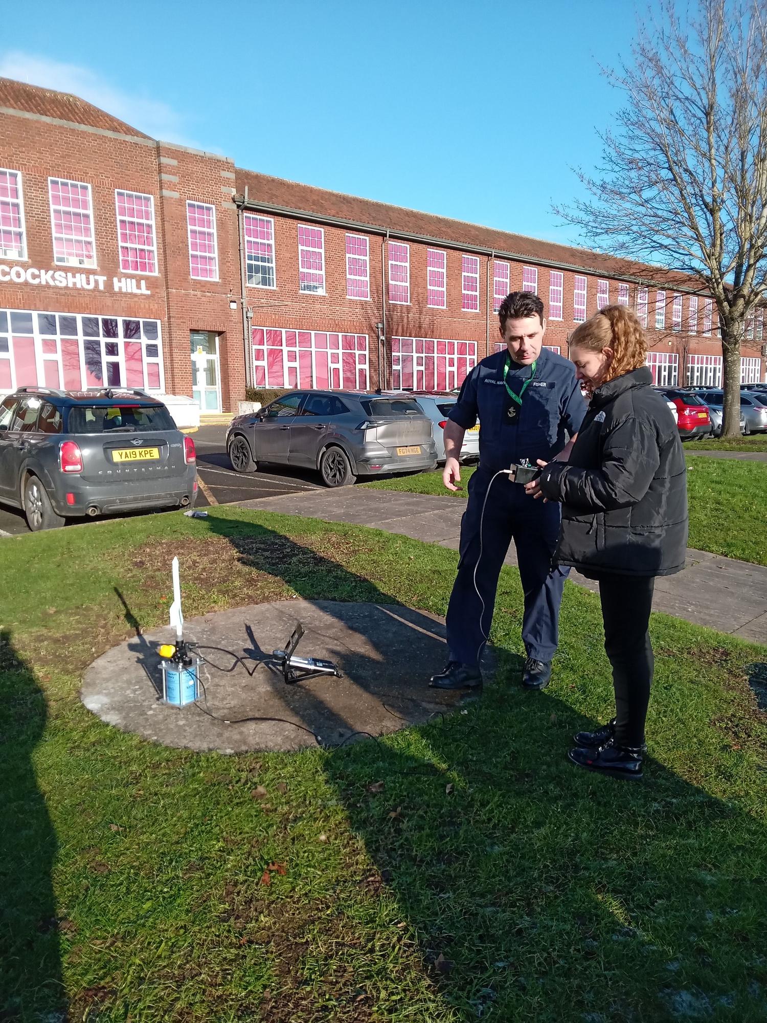 The Royal Navy inspires future engineers at Cockshut Hill School