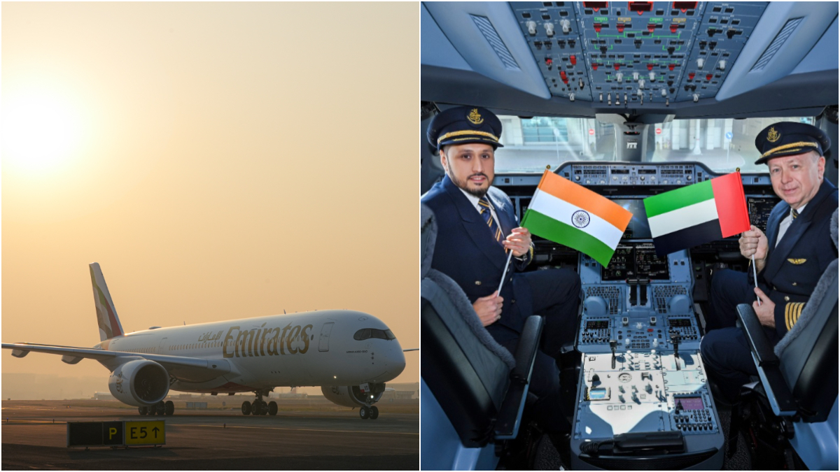 Mumbai: High-Tech Emirates Airbus A350 Makes First-Ever Landing In ...
