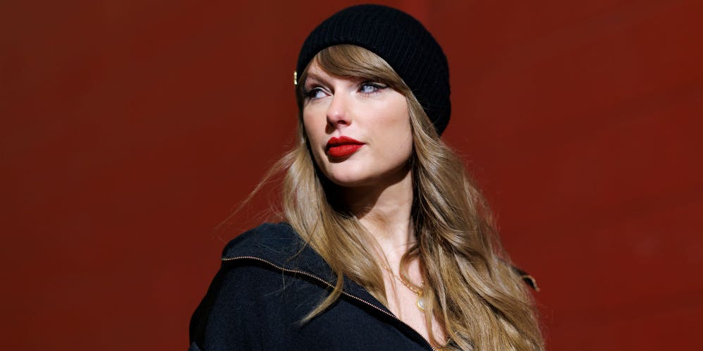 Taylor Swift’s Game-Day Look Included a $5K Monogram Hoodie