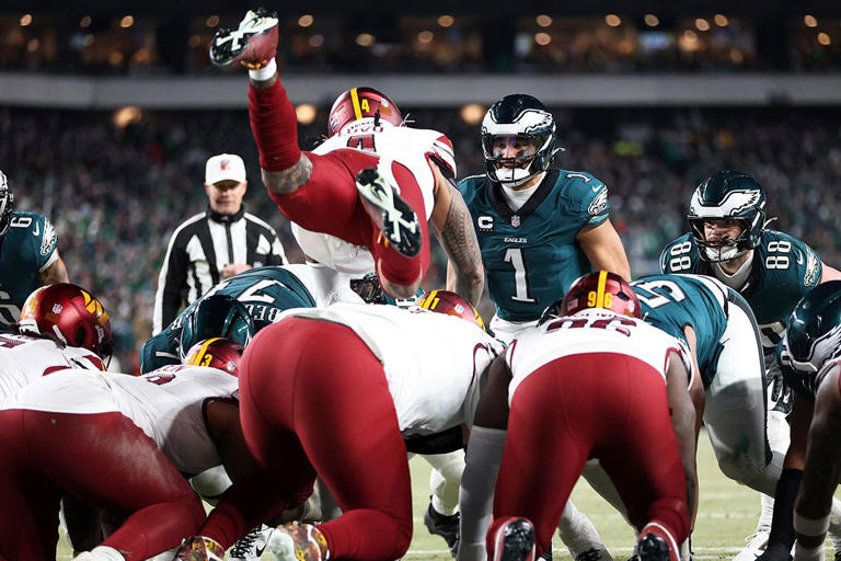 NFC Championship Photos: Philadelphia Eagles Beat Commanders 55-23