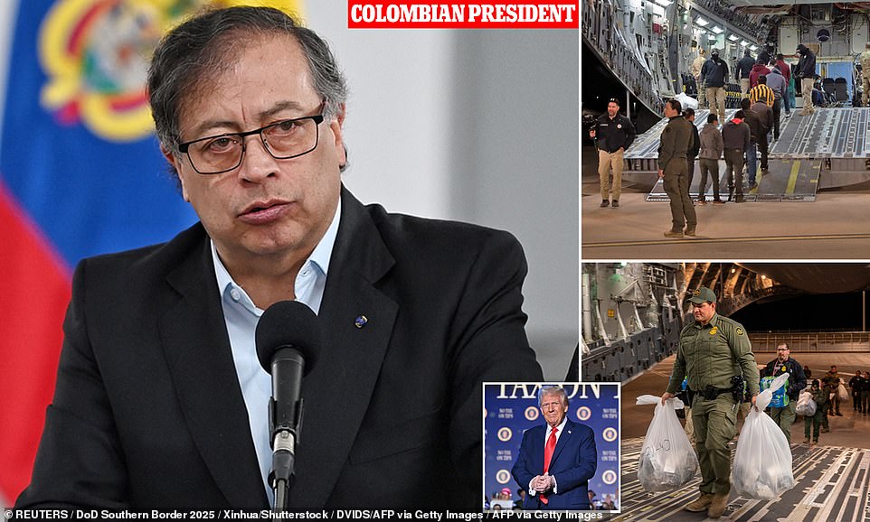 Colombia offers presidential plane after Trump's tariff threat