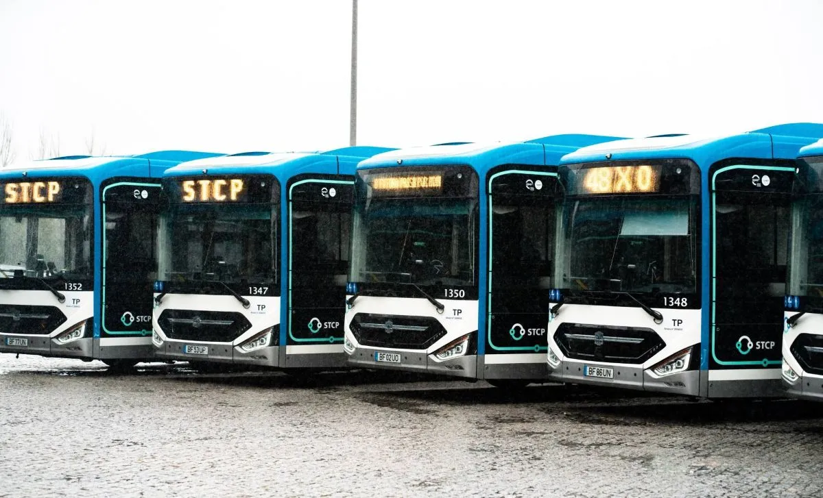 STCP vai reforçar a sua frota com 30 novos autocarros elétricos