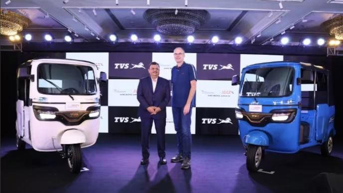 TVS Auto Rickshaw? Well, It's An EV - See Details