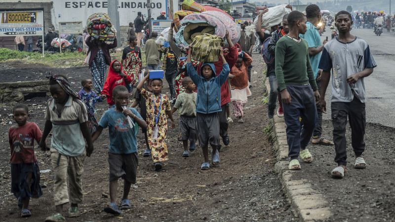 M23 rebels claim to have seized Congo's city of Goma as civilians flee