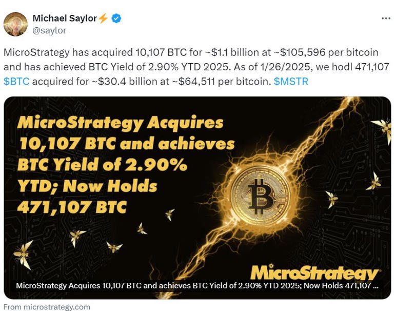 MicroStrategy kauft weitere 1,1 Mrd. US-Dollar an Bitcoin: Bestand ... MicroStrategy kauft weitere 1,1 Mrd. US-Dollar an Bitcoin: Bestand ...