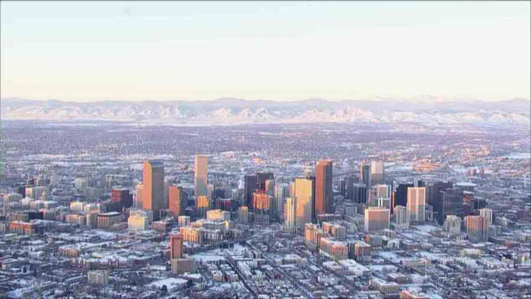 Denver seeing ‘sharp temperature drop’ as cold front passes through ...