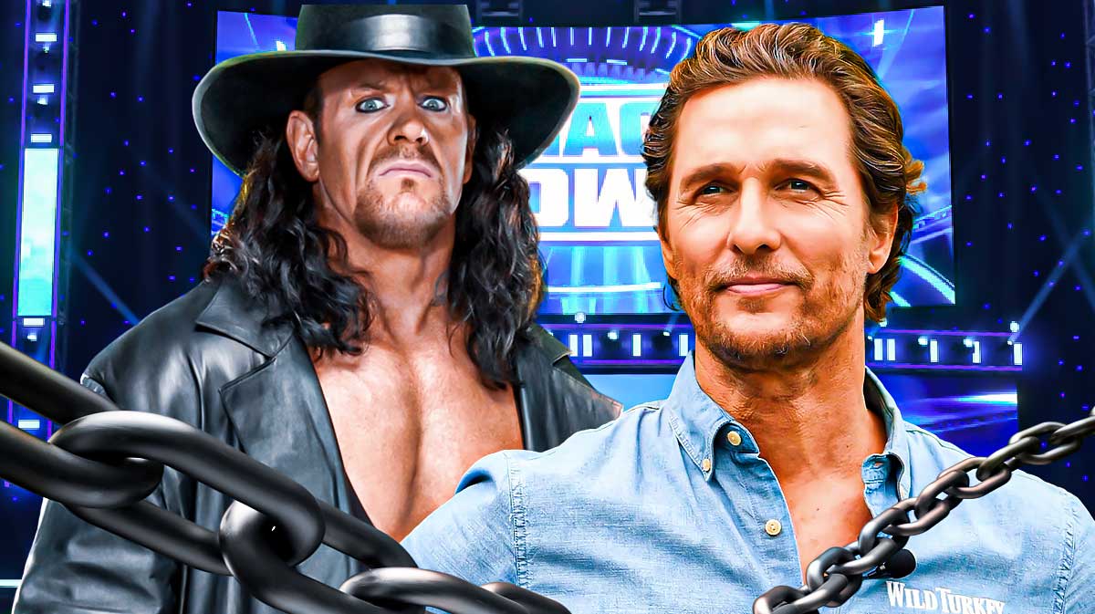 WWE’s The Undertaker, Matthew McConaughey take iconic picture