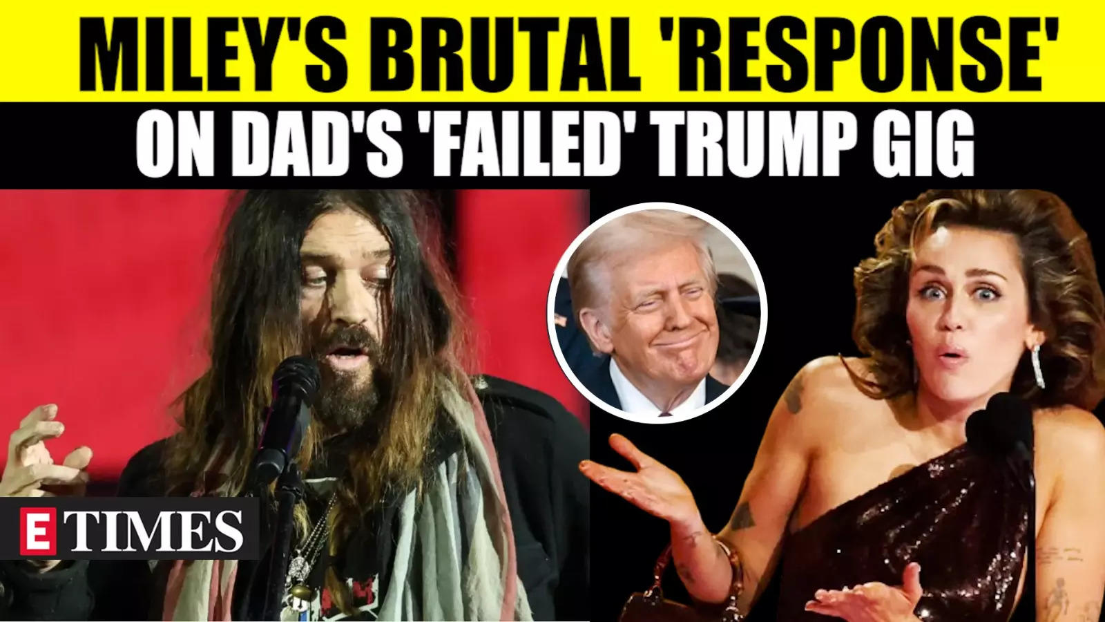 Miley Cyrus 'Responds' To Dad Billy Ray's Major Mishap At Trump ...