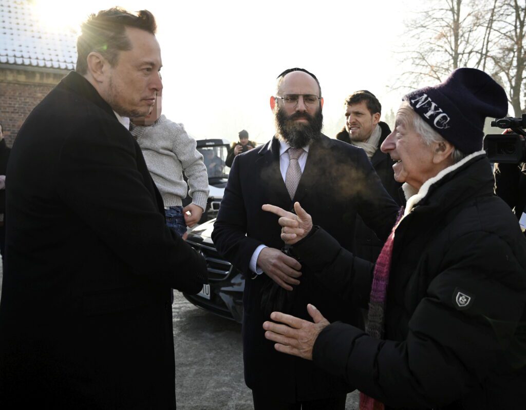 Holocaust survivor says Elon Musk’s Auschwitz visit was “performance”