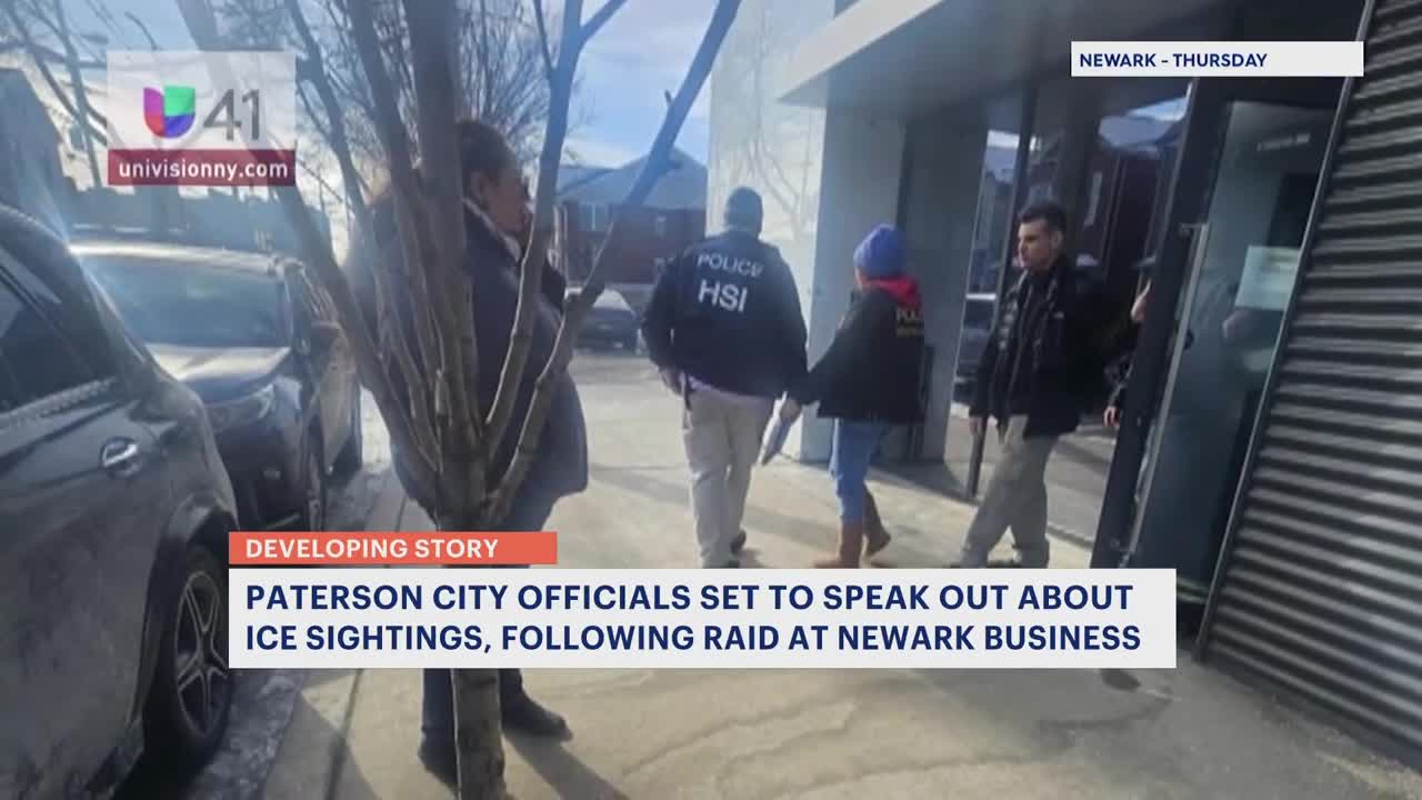 Paterson mayor says ICE was in the city Sunday. Hosts news conference ...