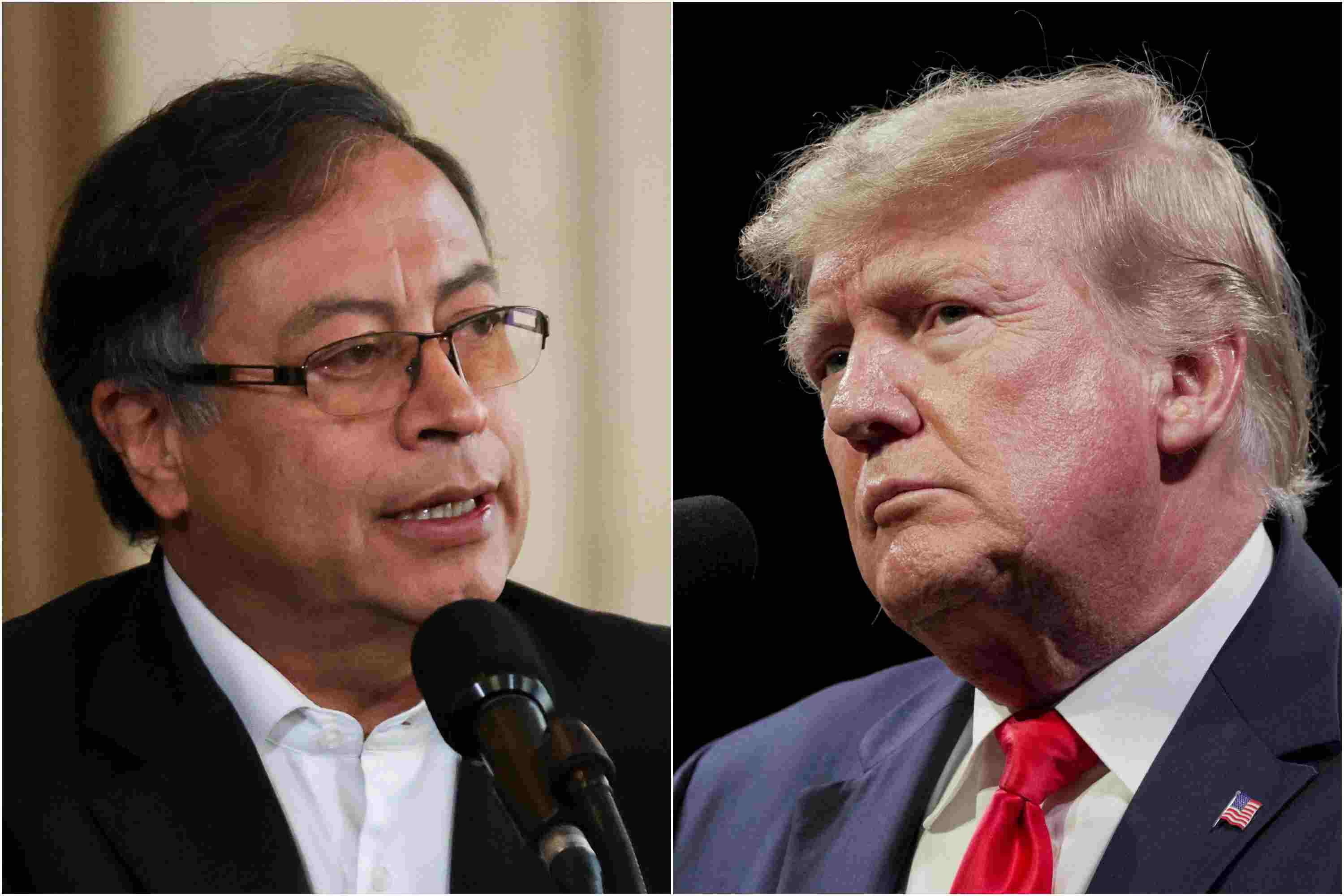 Trump y Petro mantienen distendida conversación telefónica tras fuertes ...