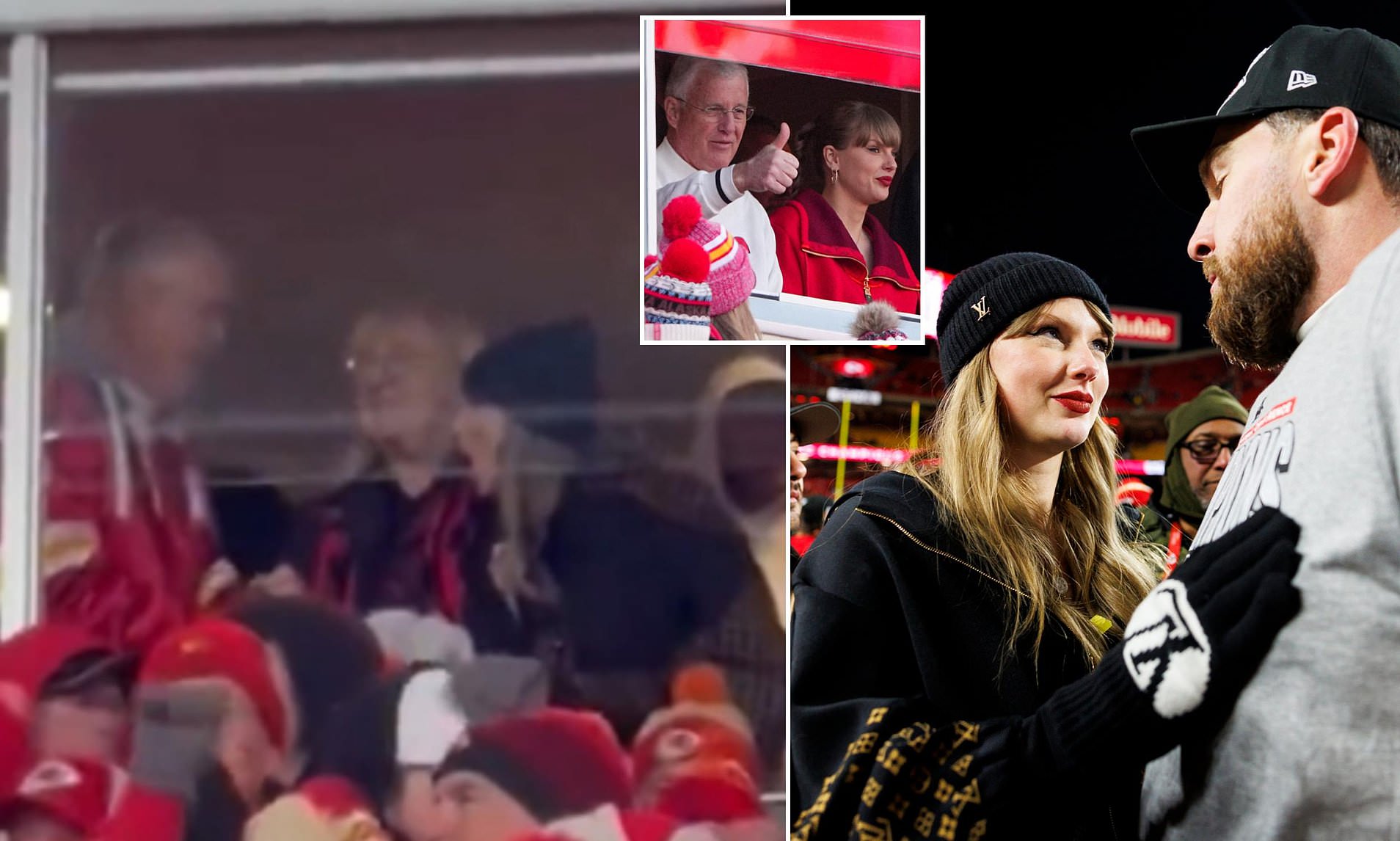 Taylor Swift trolled by dad Scott as she watches Travis Kelce and the ...