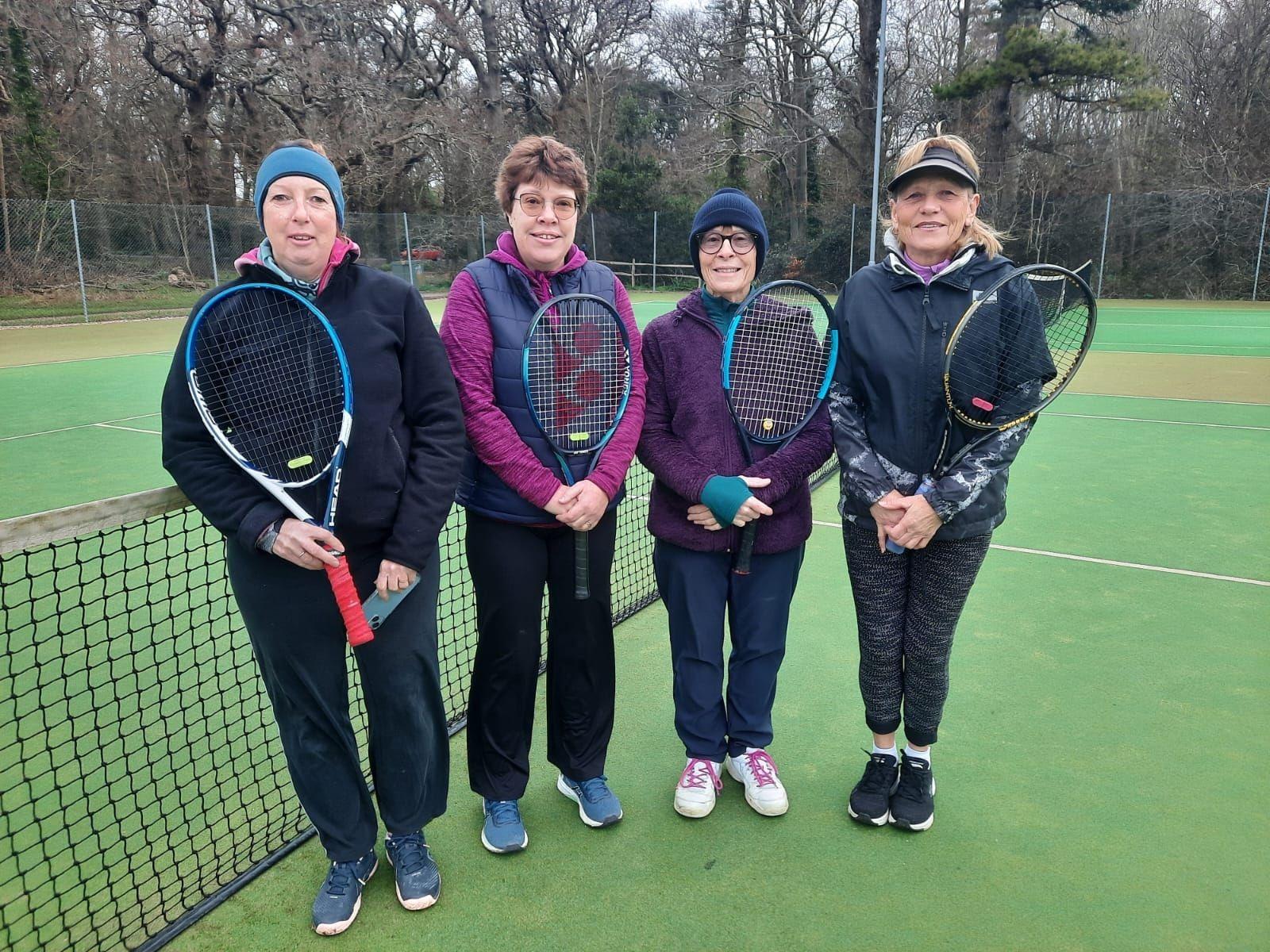 Wind and rain stop play for Hampden Park Tennis Club ladies