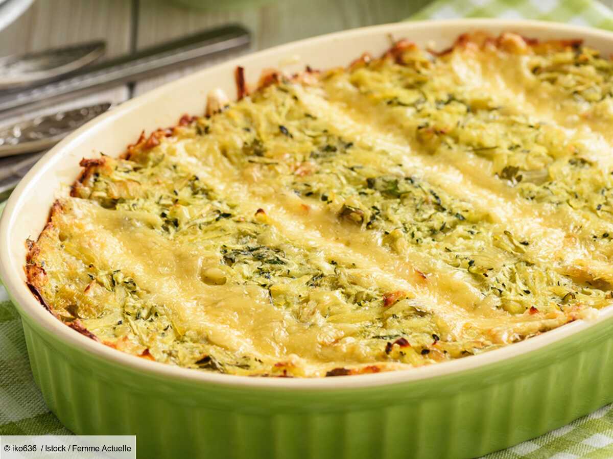 Gratin de ravioles au saumon et poireaux gratiné au comté : la recette ...
