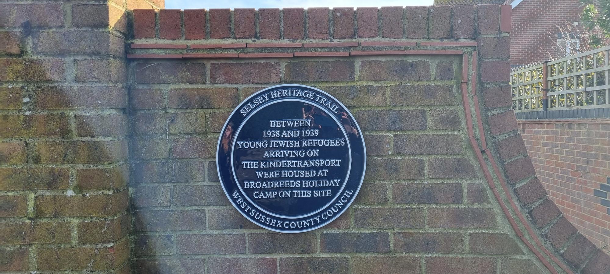 Kindertransport memorial plaque unveiled in Selsey