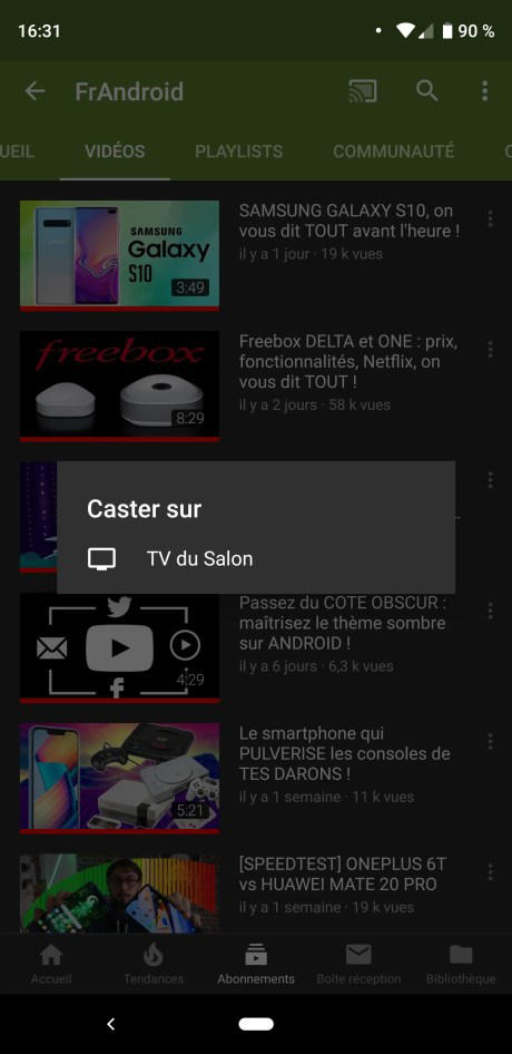 Comment caster son téléphone Android sur un TV