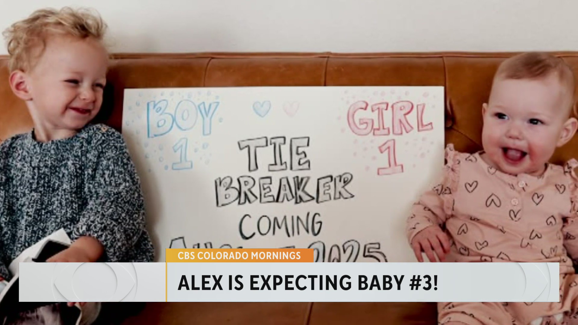 First Alert Meteorologist Alex Lehnert announces baby no. 3!