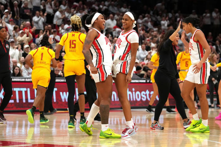 Ohio State jumps up four spots to No. 8 in new AP women’s basketball poll Ohio State jumps up four spots to No. 8 in new AP women’s basketball poll