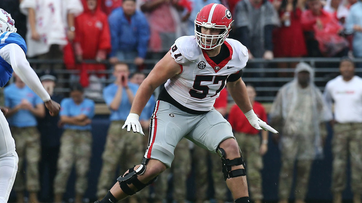 Georgia’s standout offensive lineman declares for NFL draft