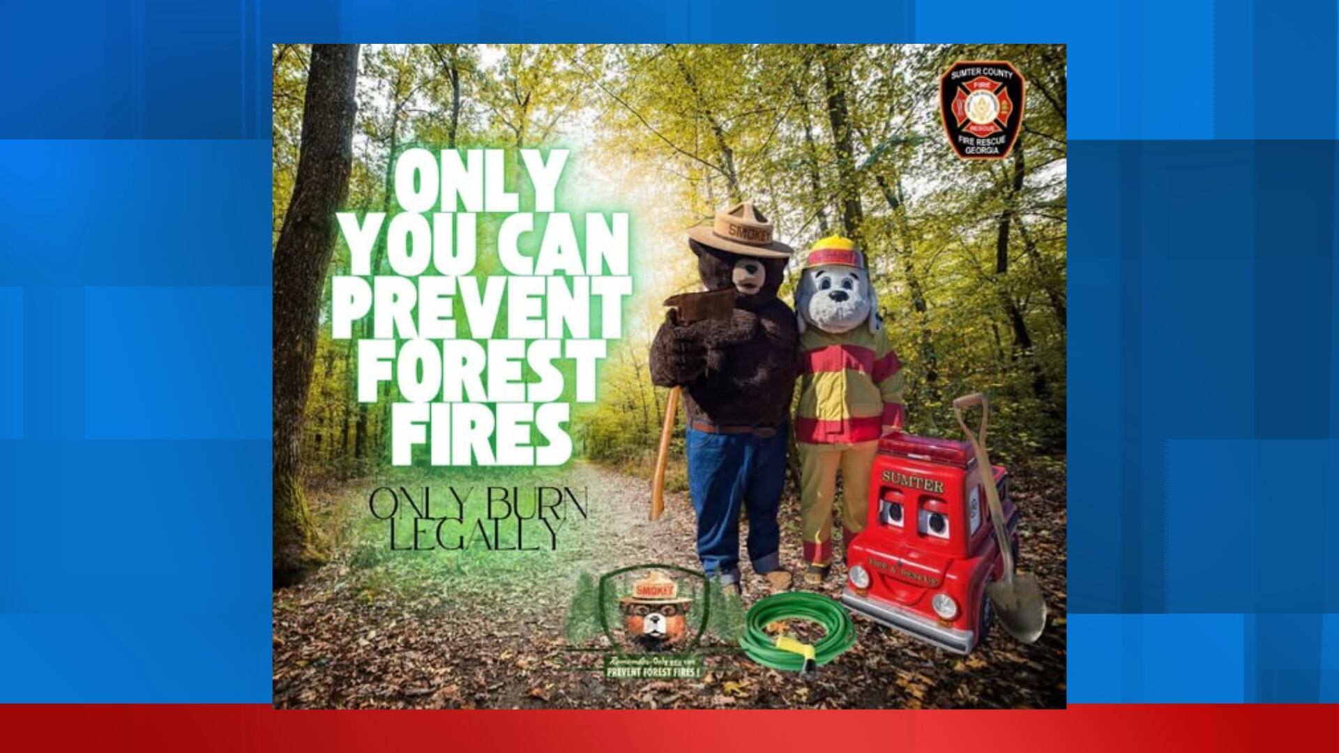 Sumter County Fire Rescue, Georgia Forestry Commission addressing ...