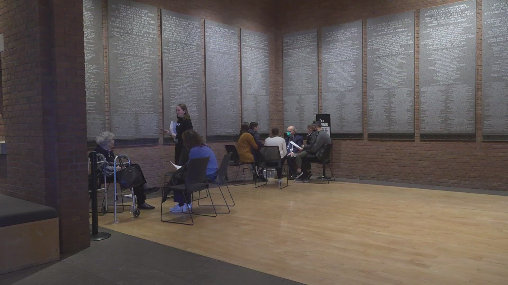 Survivors share their stories at the US Holocaust Memorial Museum