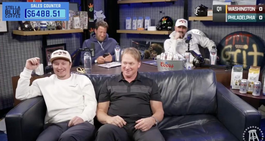 Radio host suggest Jon Gruden growing tired of Barstool