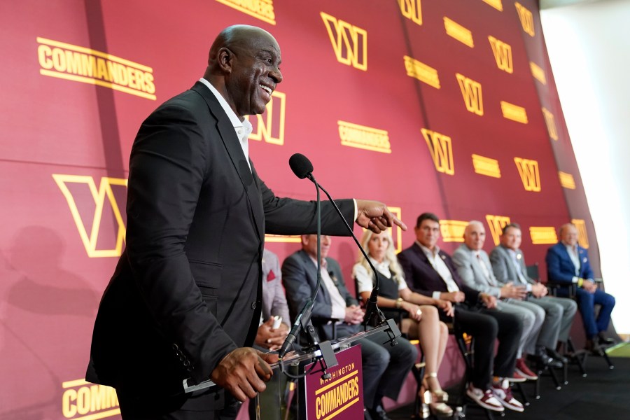Magic Johnson ‘incredibly proud’ of Washington Commanders season