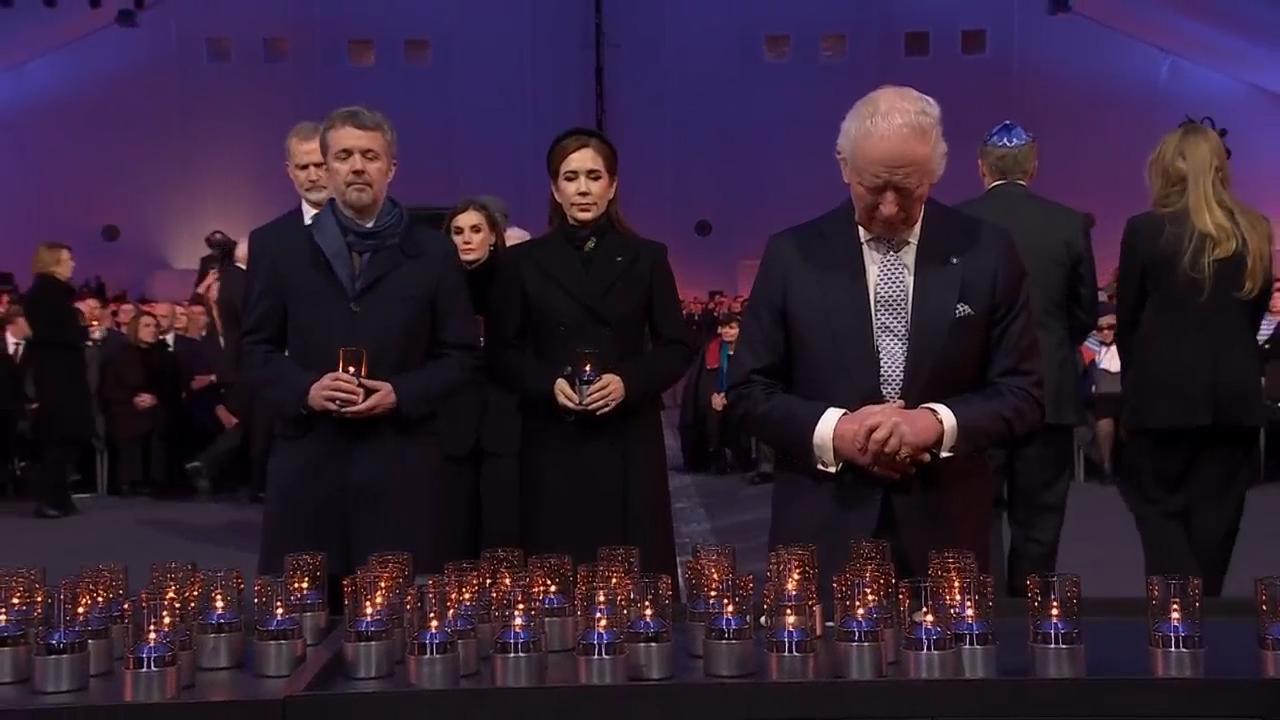 Holocaust survivors and world leaders light up candles in honour of ...