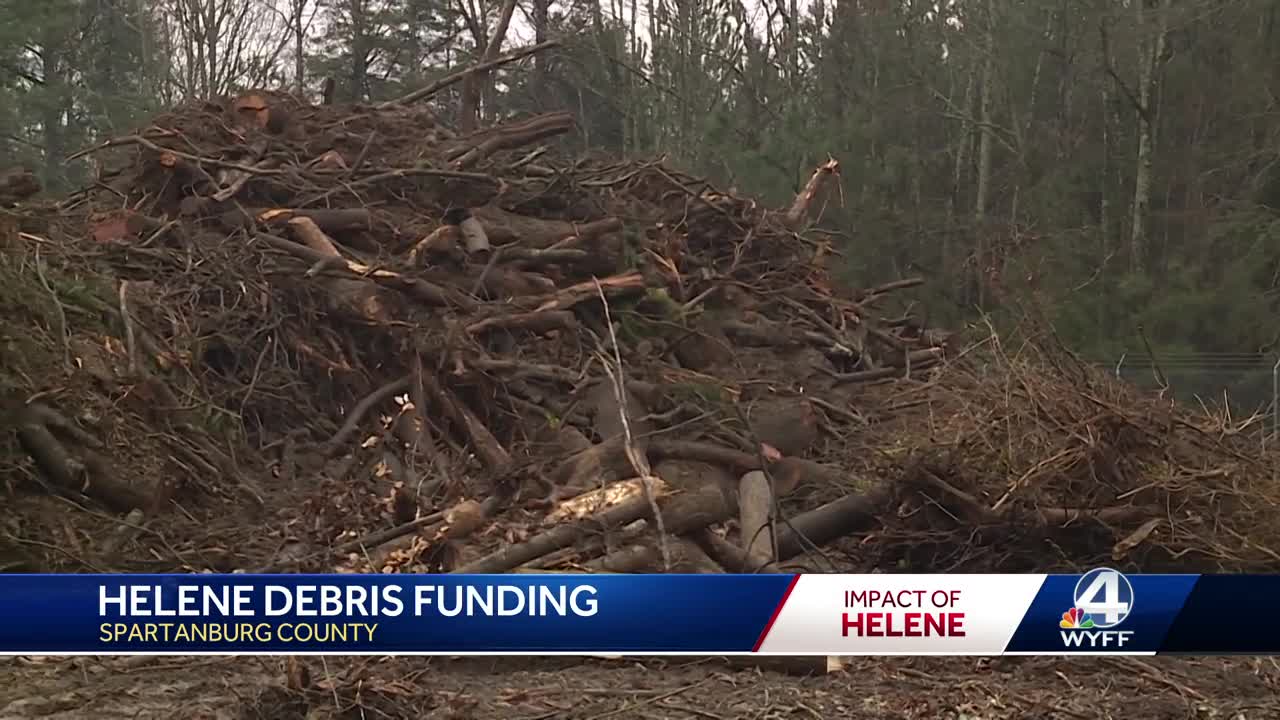 Spartanburg County looking at funding for Helene debris cleanup