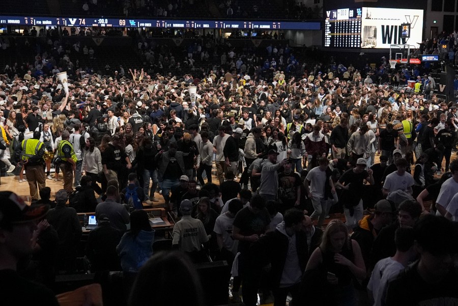 Vanderbilt fined $500K after fans storm basketball court after victory ...