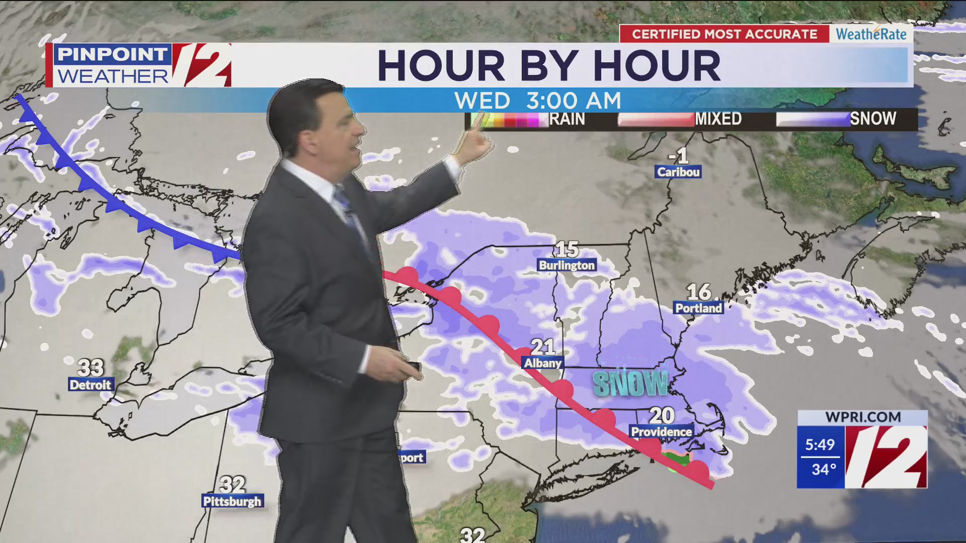 WPRI 12 Weather Now 1/27/25 Active Weather Week Ahead