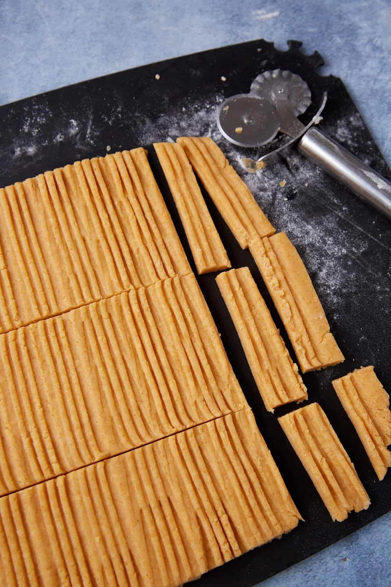 Southern Cheese Straws with Sharp Cheddar Cheese