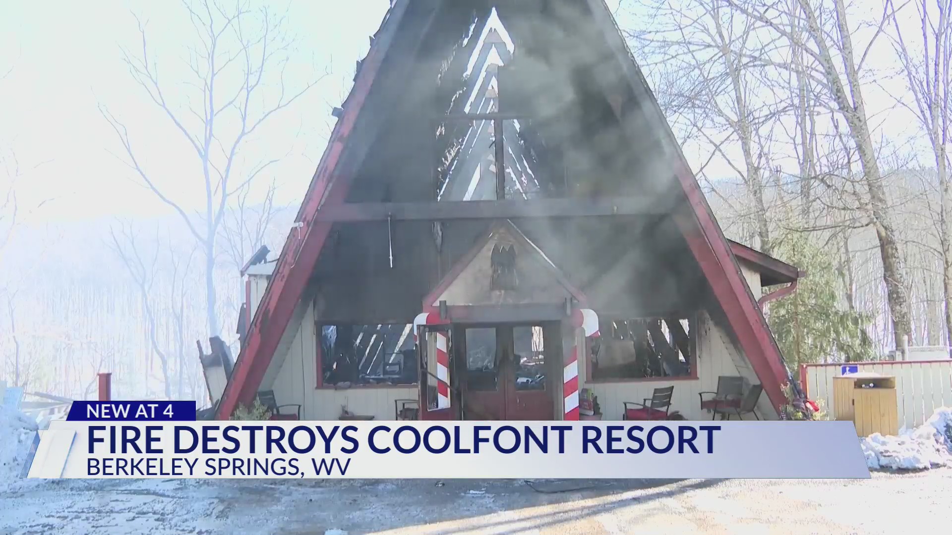 West Virginia resort destroyed in overnight fire