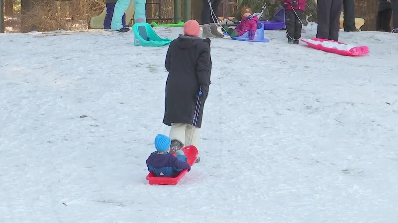 Little Free Sled Library unveiled
