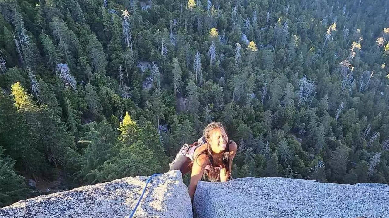 Rock climber shares heartbreaking post, moments before she falls to ...