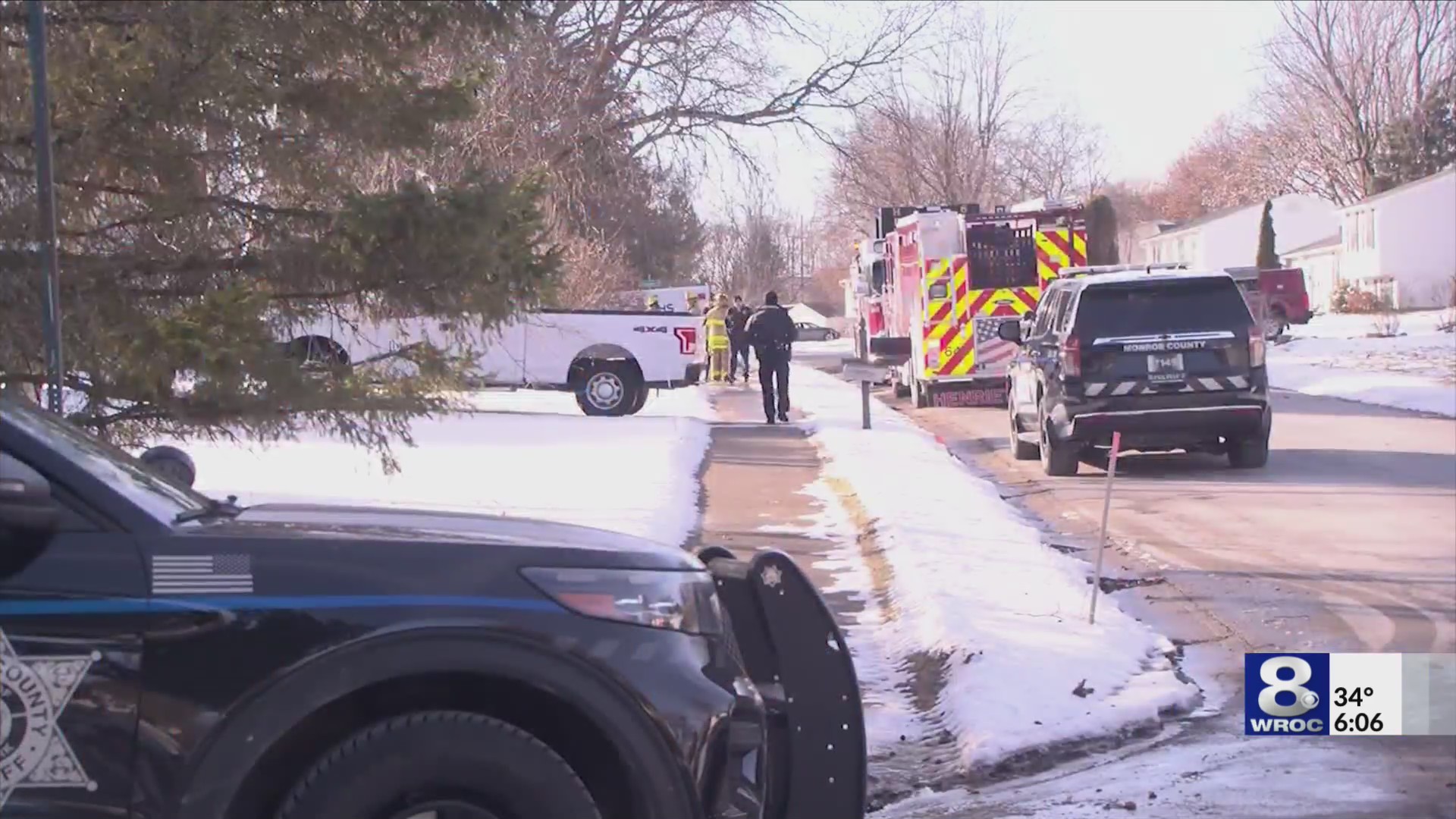 1 hospitalized after house fire on Cascade Road in Henrietta