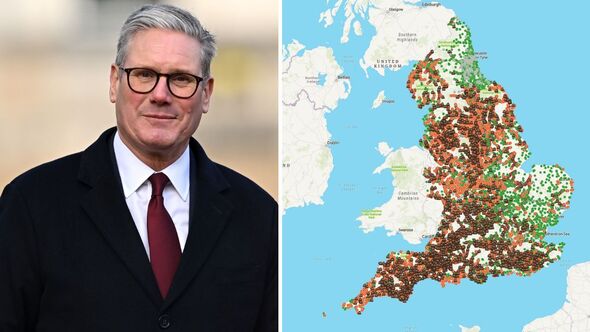 Shocking map shows where sewage has been dumped into UK rivers