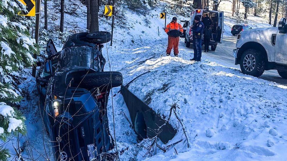 CHP warns drivers to slow down on icy roads after Shaver Lake crash