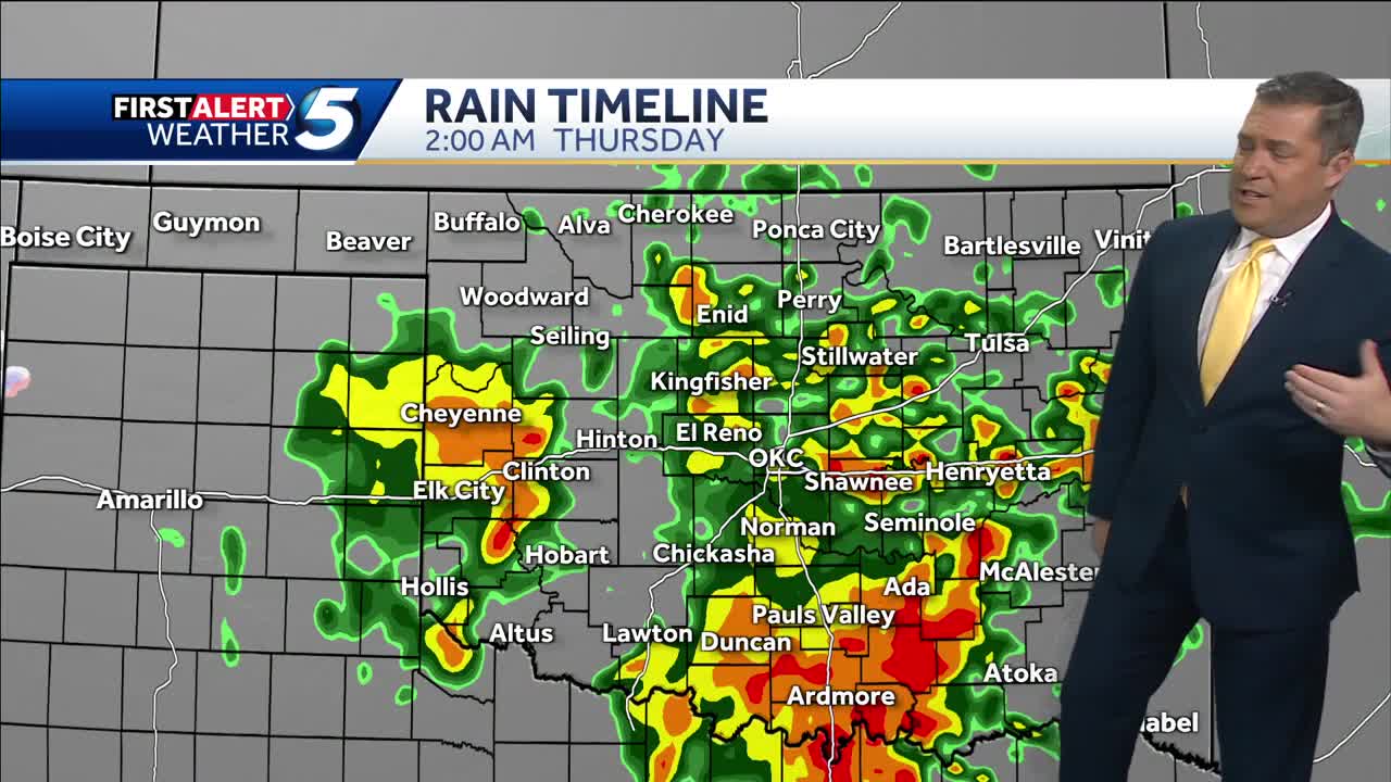 Wednesday Storm Timeline