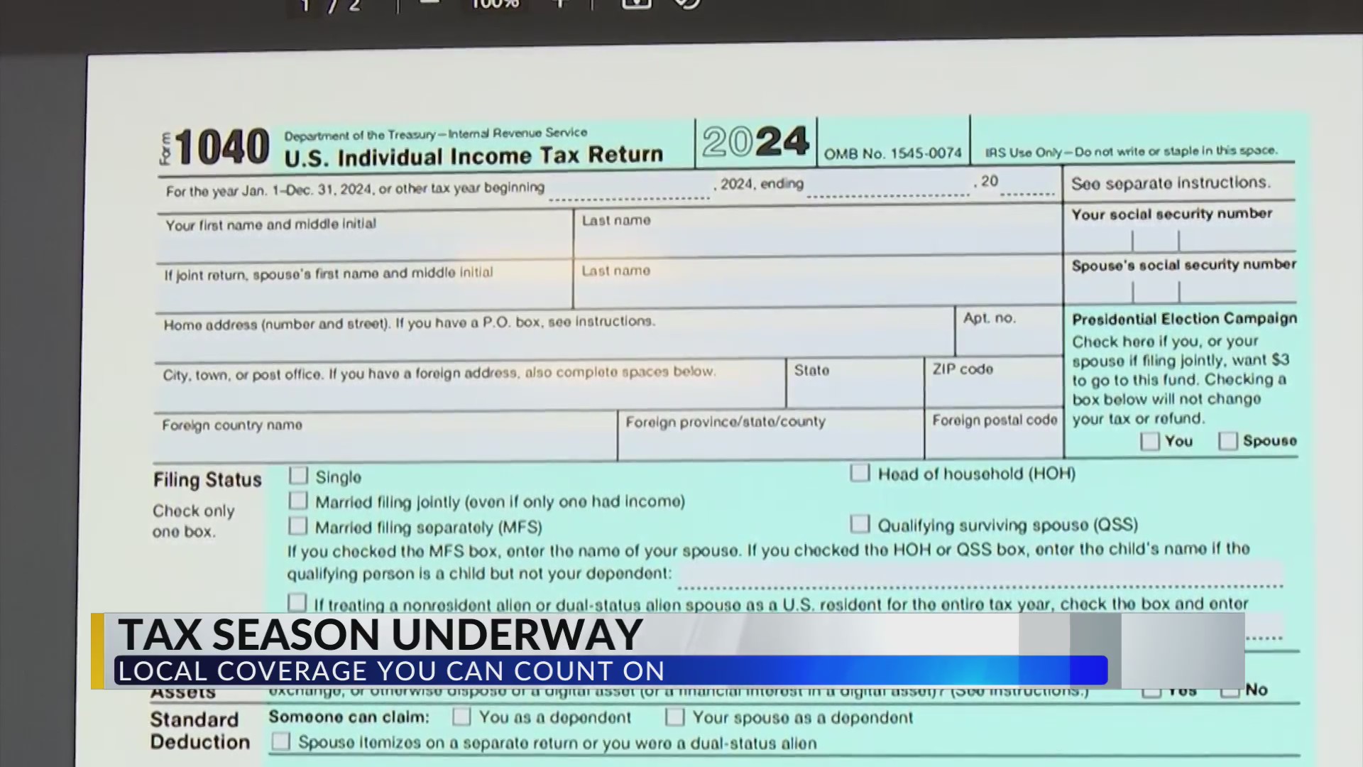 Accountant gives advice on best way to file taxes