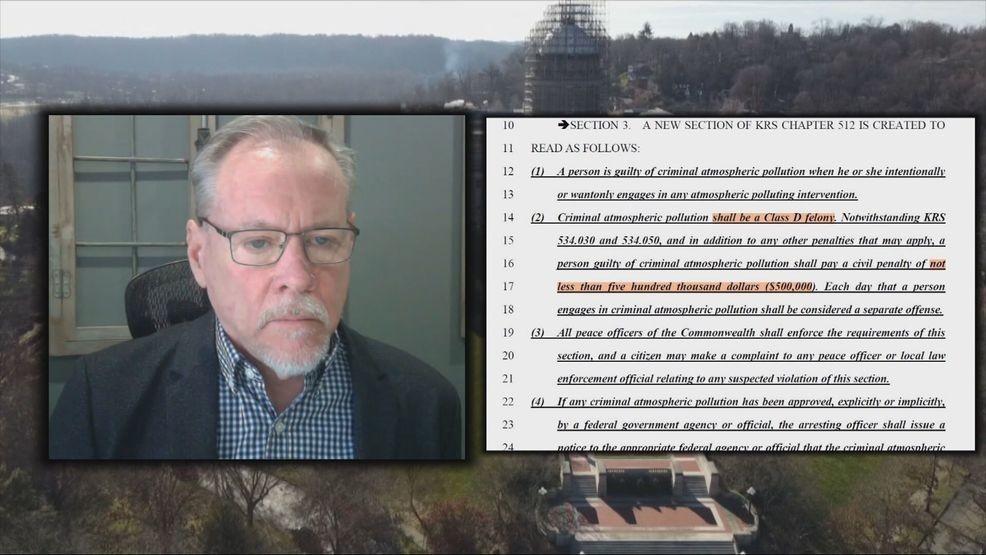 Ky. bill would make any attempt to alter the climate to combat global ...