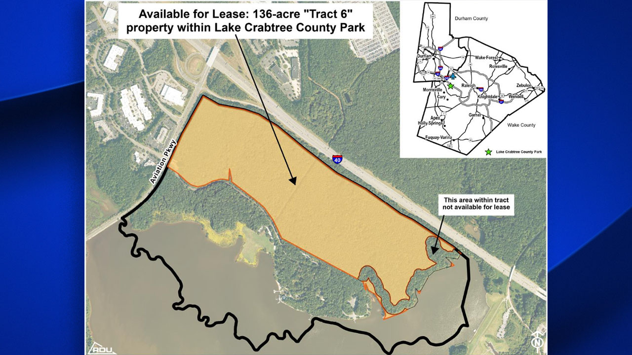 Cyclists alarmed at RDU's plans to develop a major part of Lake Crabtree County Park